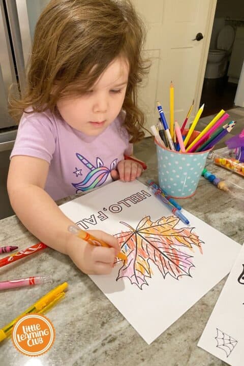 Fall Activity Bundle for Preschoolers - Little Learning Club